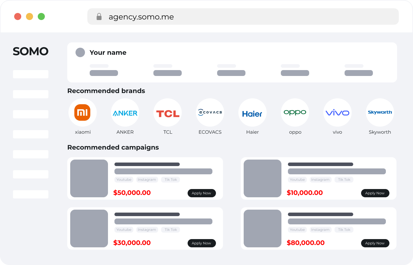 Campaign & Affiliate Program